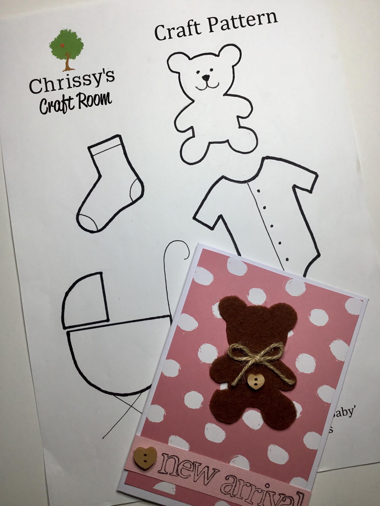 Welcome Baby Motifs for Cards and Crafts - Downloadable Pattern - Etsy