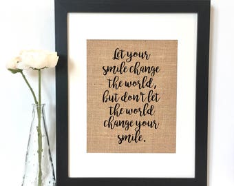 Let Your Smile | Etsy