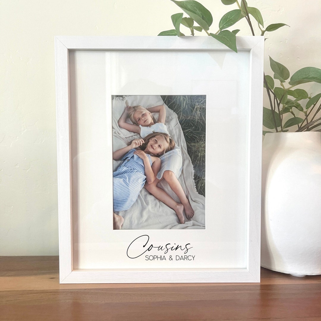 Custom Cousins Picture Frame Gift, Cousin Gift, Personalized Gift for ...