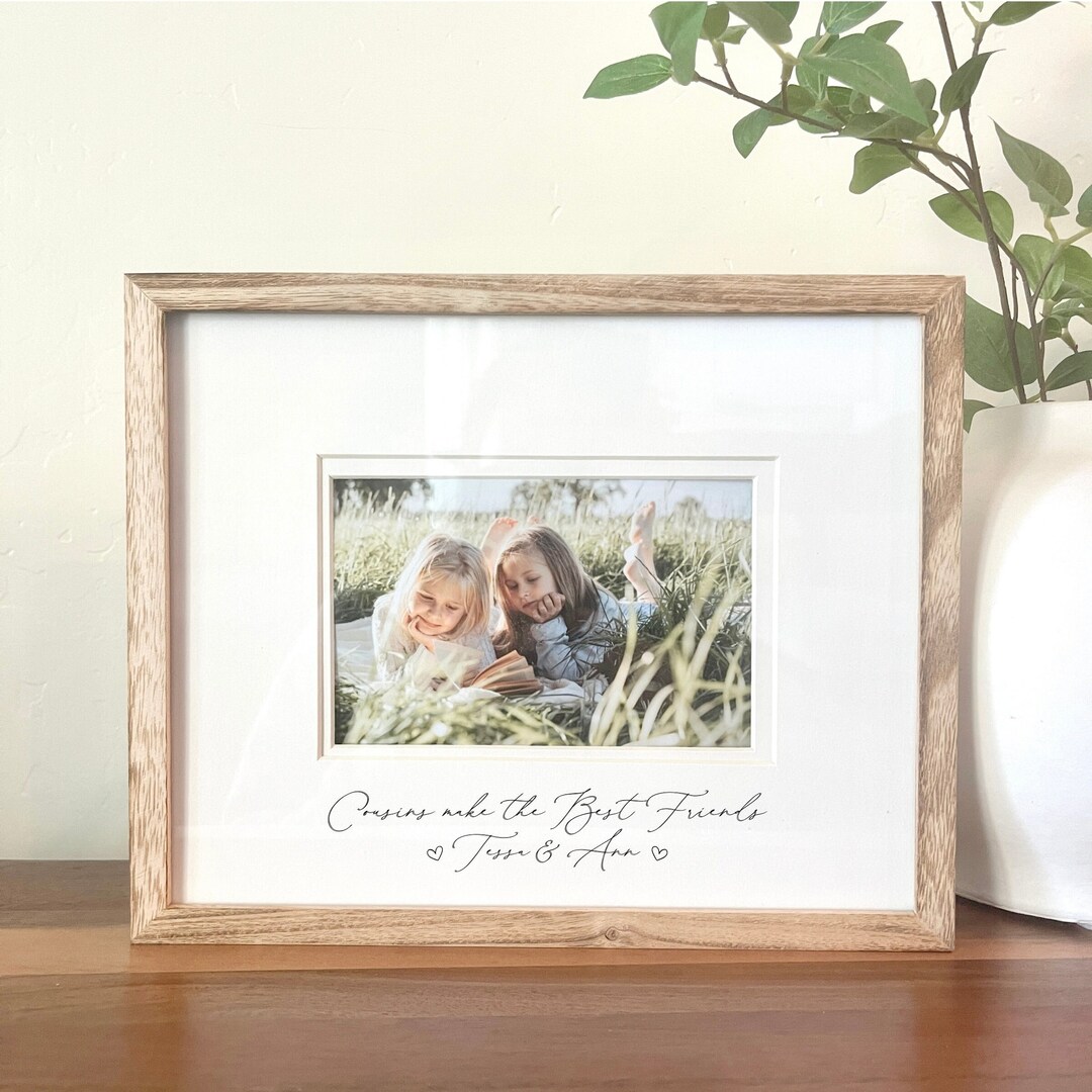 Personalized Cousins Picture Frame Gift, Cousin Gift, Personalized Gift ...