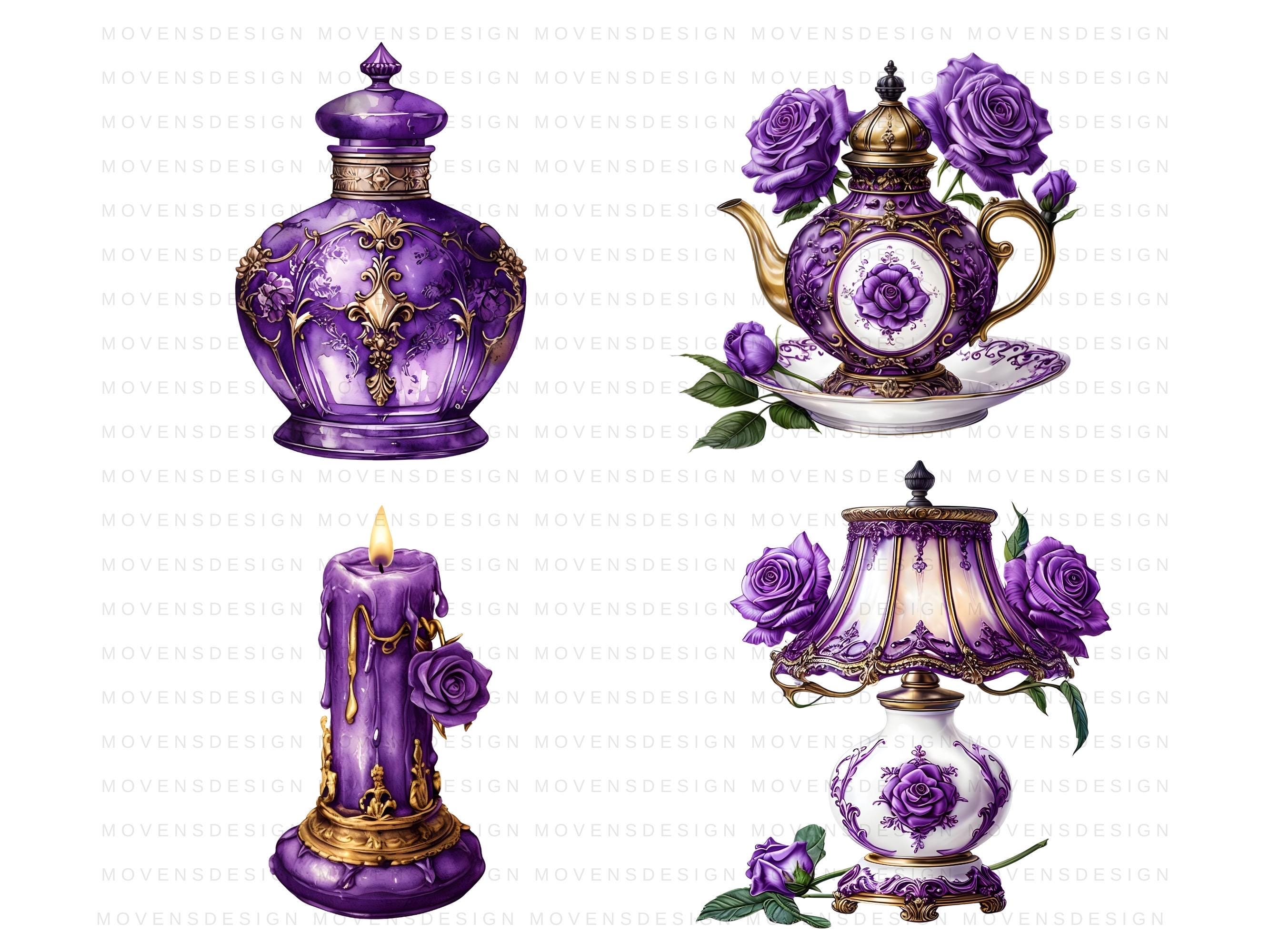 12 Watercolor Victorian Clipart Set Vintage-inspired Illustrations, PNG ...