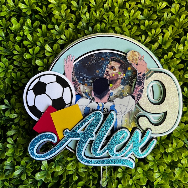 Lionel Messi Cake Topper - Etsy Australia