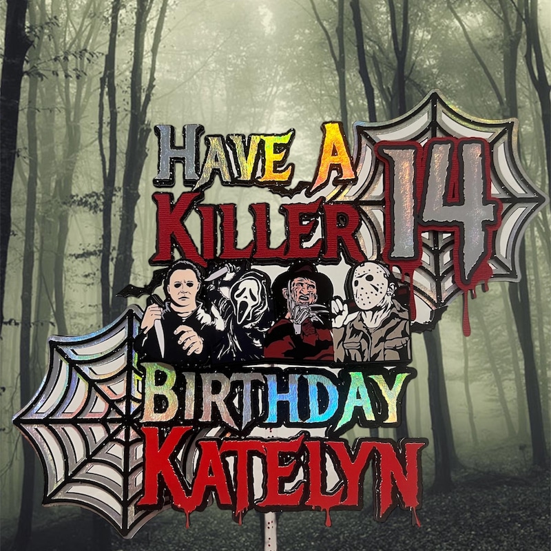 Horror Cake Topper - Etsy