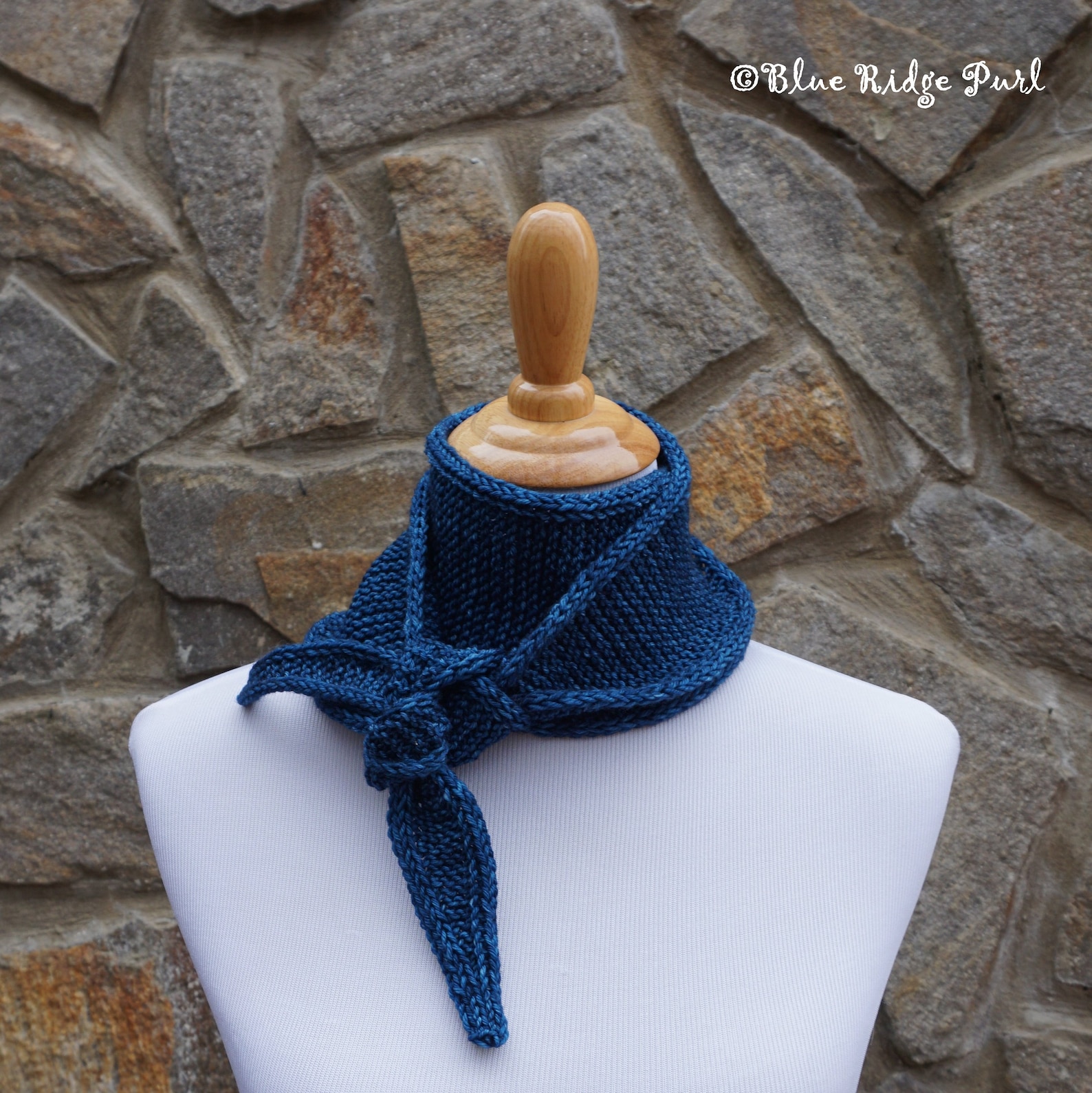 Carolina Scarf Knitting Kit, Women's Neckerchief, Small Scarf ...
