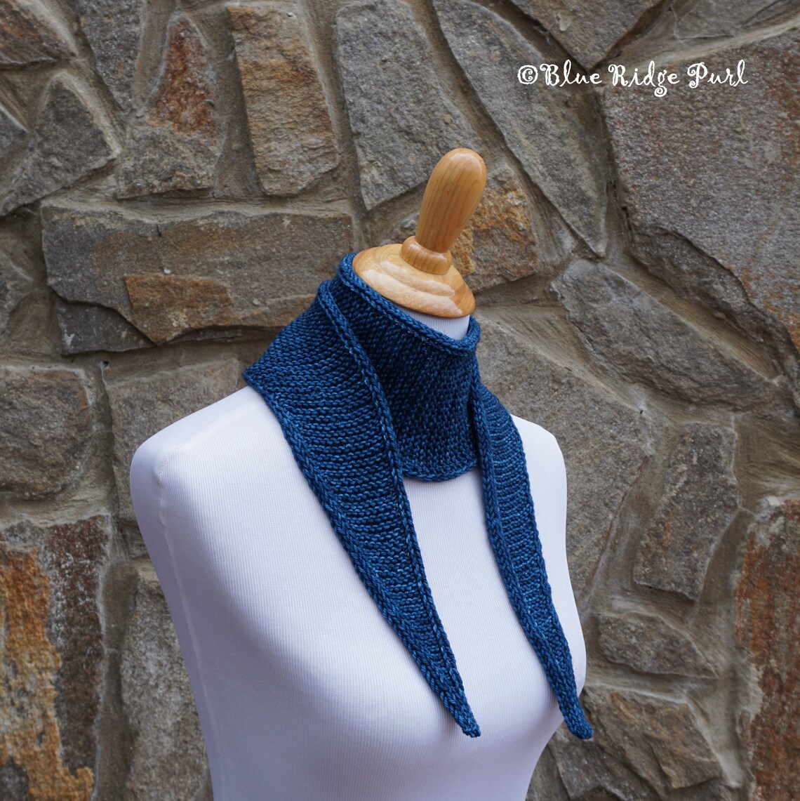 Carolina Scarf Knitting Kit, Women's Neckerchief, Small Scarf ...