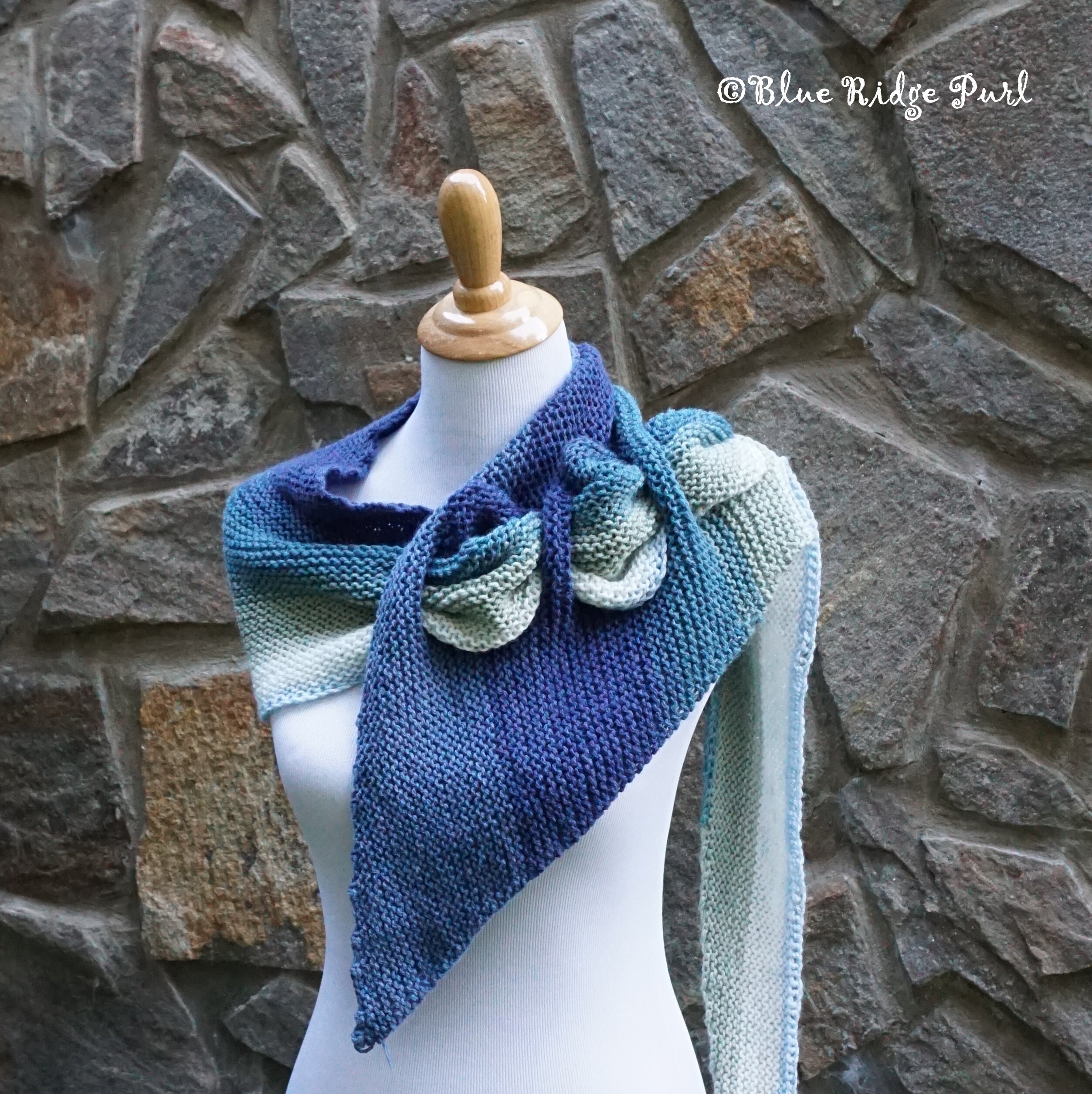 Scarf Knitting Kit, Mandala Yarn, Pattern, Yarn, Stitch Marker ...