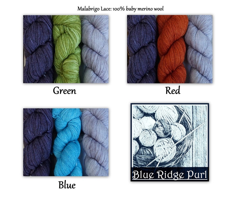 Merino Wool Cowl Knitting Kit, Malabrigo Yarn, Gradient Scarf, Pattern ...
