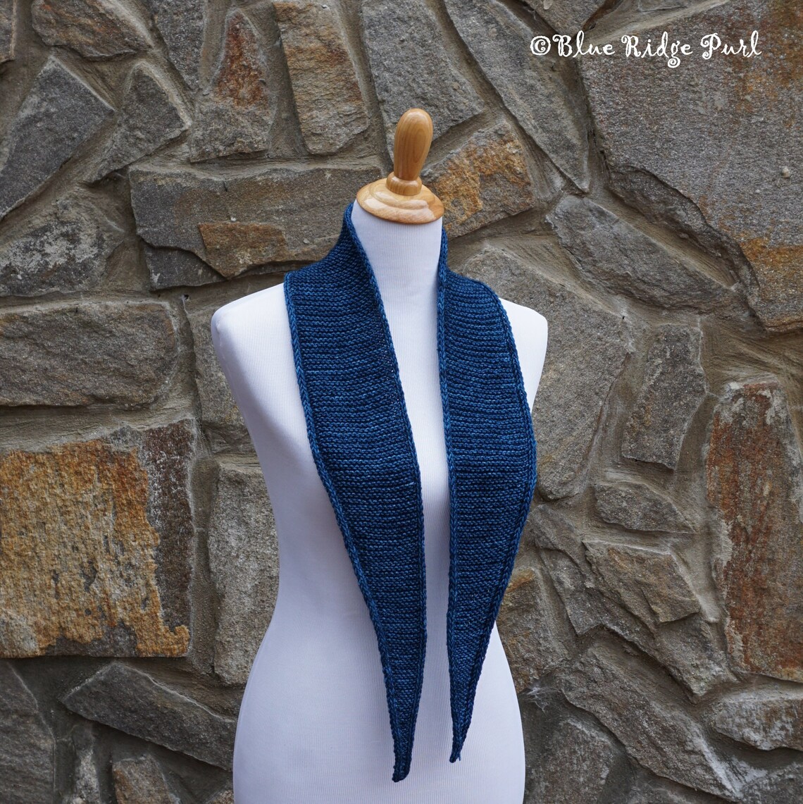 Carolina Scarf Knitting Kit, Women's Neckerchief, Small Scarf ...