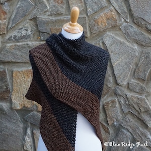 Outlander Shawl, Fiery Cross Shawl, Claire's Shawl, Black and Brown ...