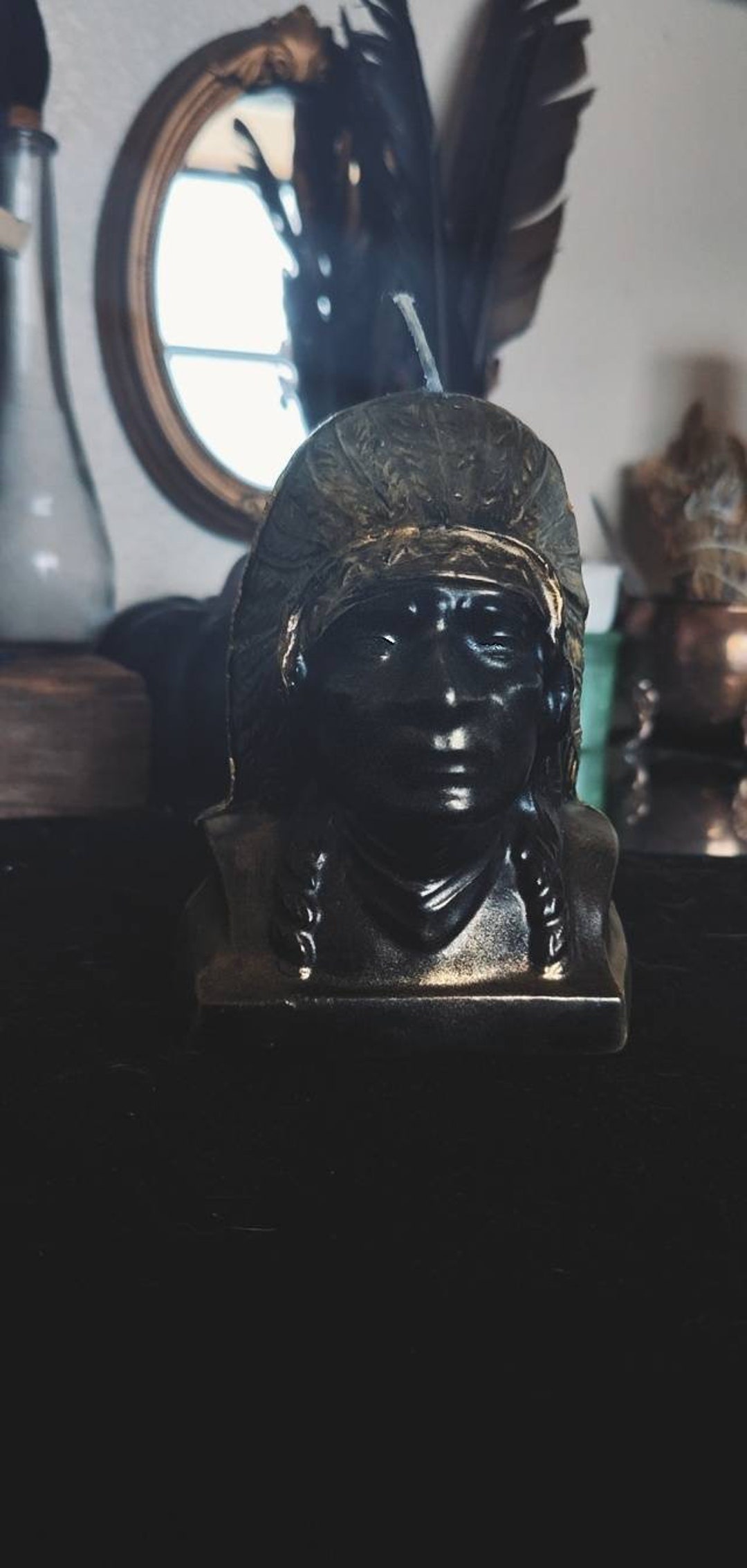 Black Hawk Candle, Native Candle, Protection Candle, Indigenous Candle ...