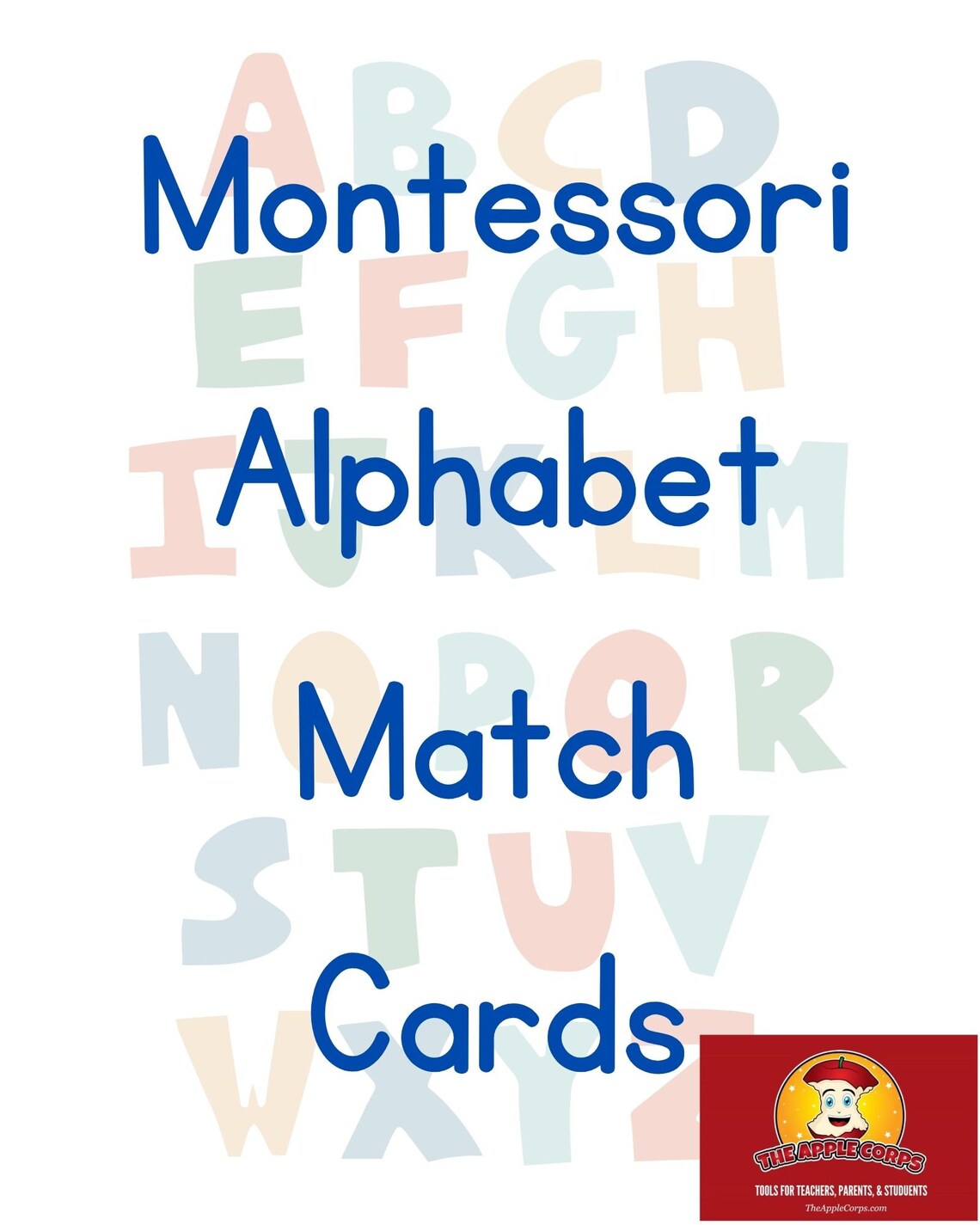 Montessori-alphabet Match Cards - Etsy