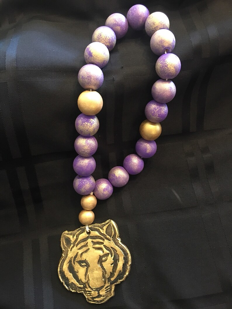 LSU Blessing Beads - Etsy