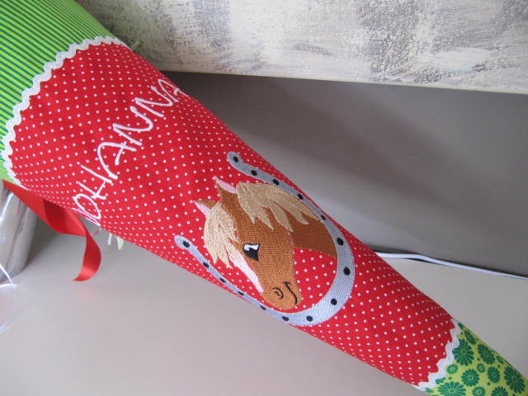 046 School Cone Sugar Cone Horse Horses - Etsy