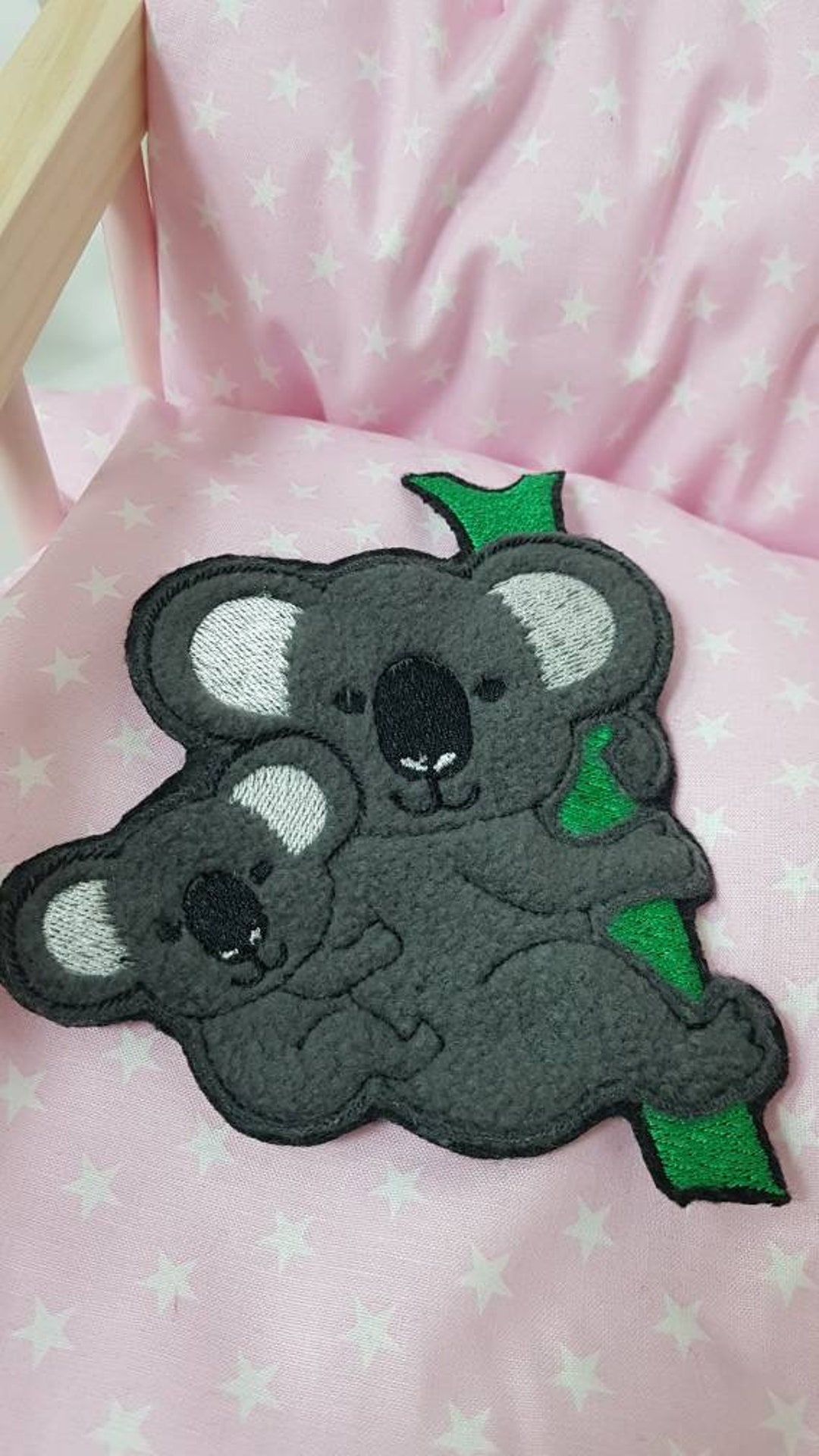 Large Applique Koala, 16 X 13 Cm, Patch, Iron-on, Patch, Koala Bear, Australia, for Self-sewing ...