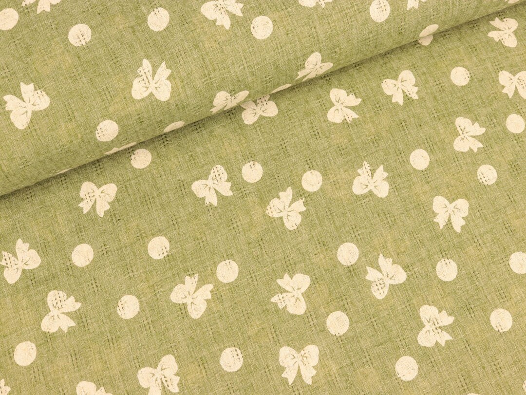 Woven Lace Loops White on Olive (7,90 EUR / Meter) - Etsy