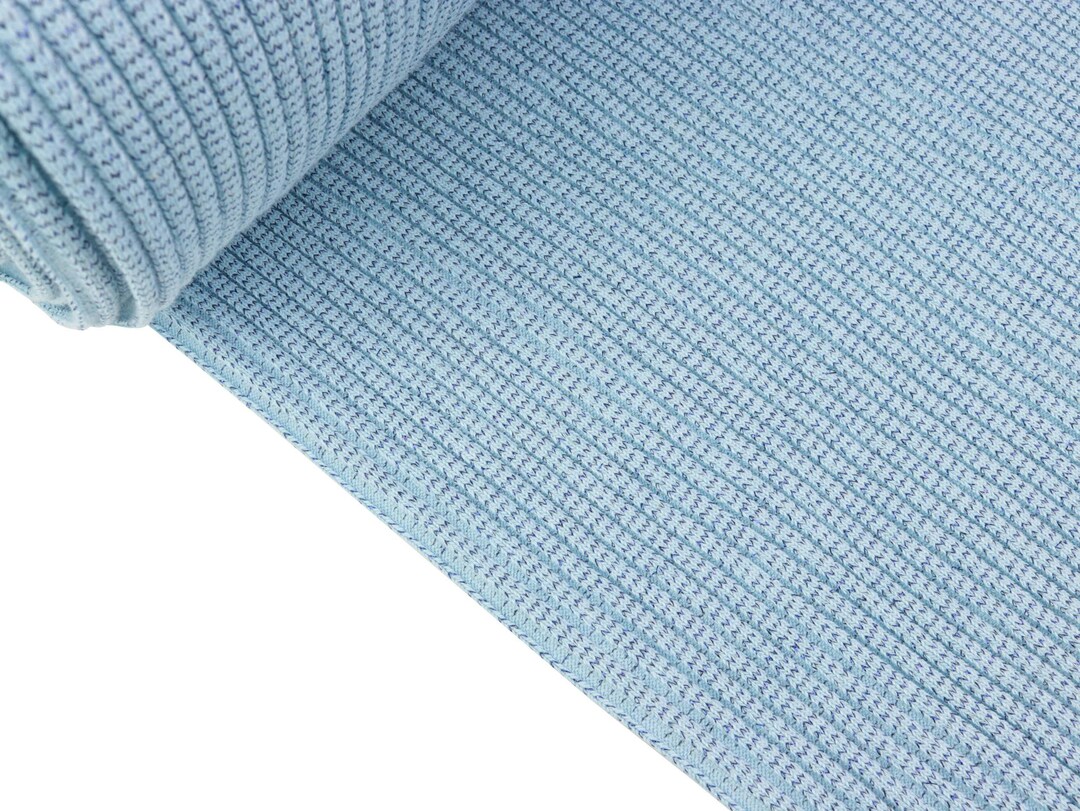 Heavy Rib Lurex Cuffs Dark Blue-light Blue Tubular Ware 13,90 EUR ...