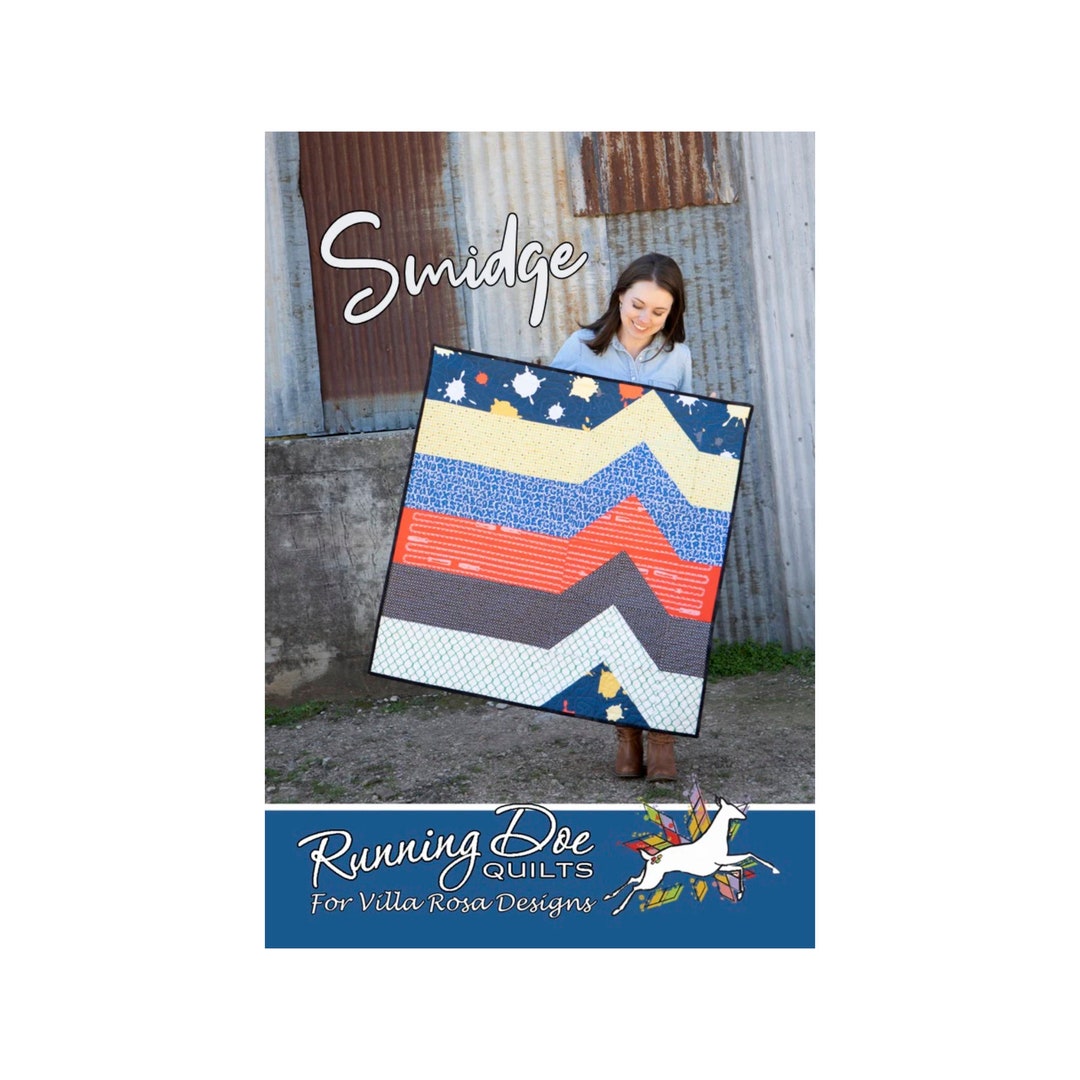 Smidge Quilt Pattern by Running Doe Quilts for Villa Rosa Designs. Fat ...