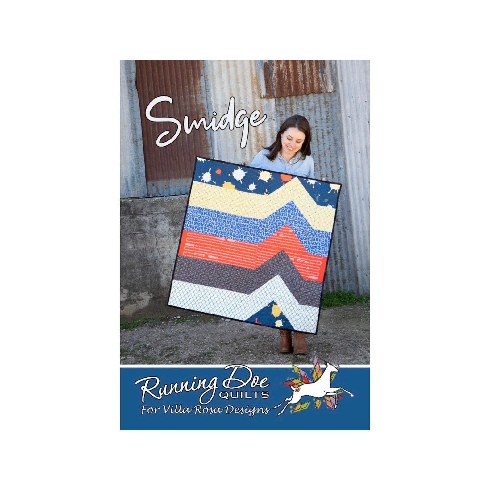 Smidge Quilt Pattern (PDF Version) by Running Doe Quilts for Villa Rosa ...