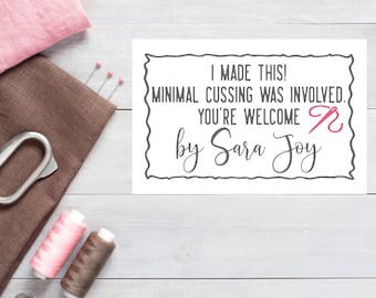 Funny Quilt Labels - Etsy