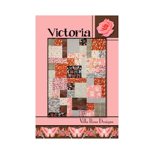 PDF Pattern - Victoria Quilt Pattern by Villa Rosa Designs. Beginner ...