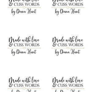 Sarcastic Quilt Labels Personalized for You on Cotton or - Etsy