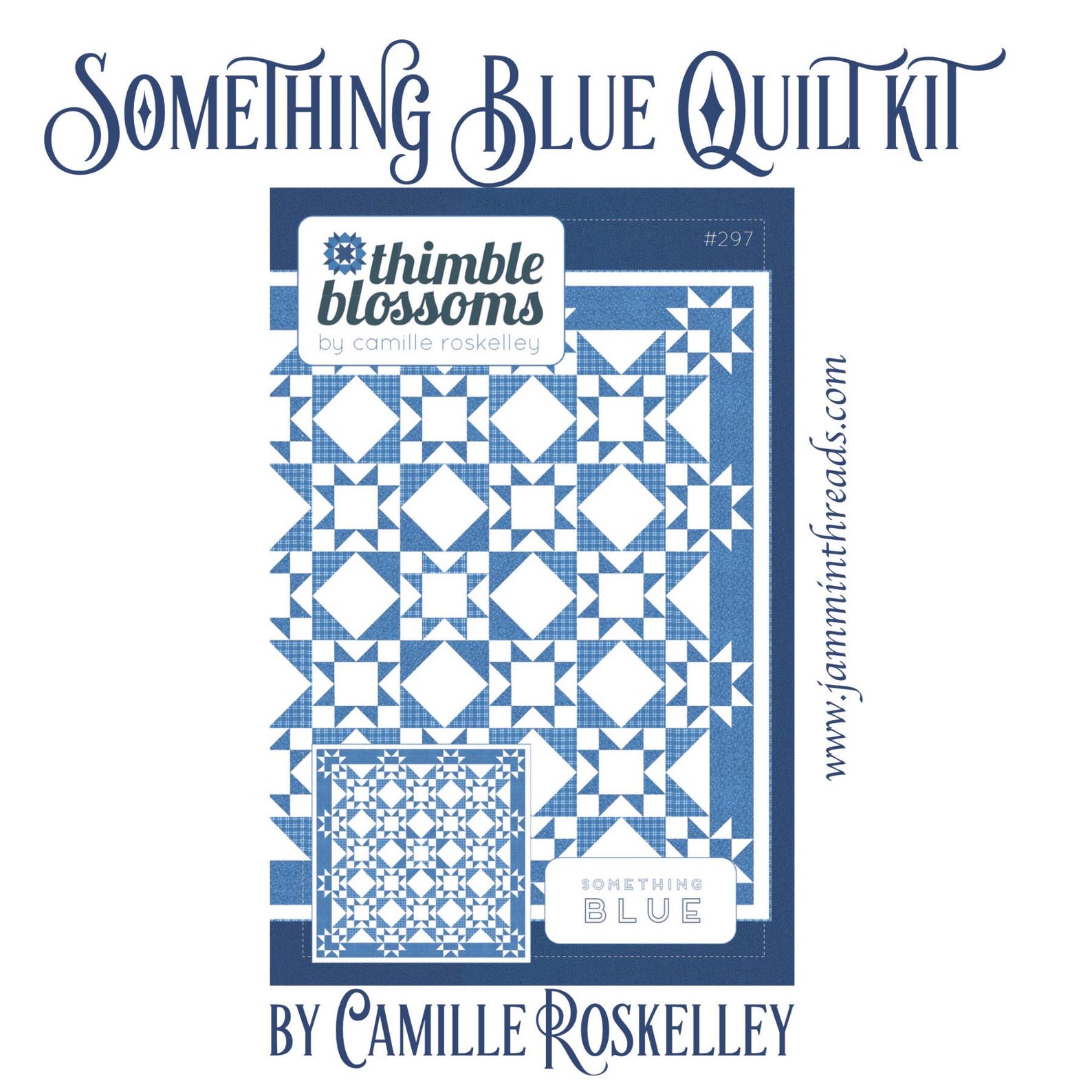 Something Blue Quilt Kit – Blueprint Fabric by Camille Roskelley | 74 ...