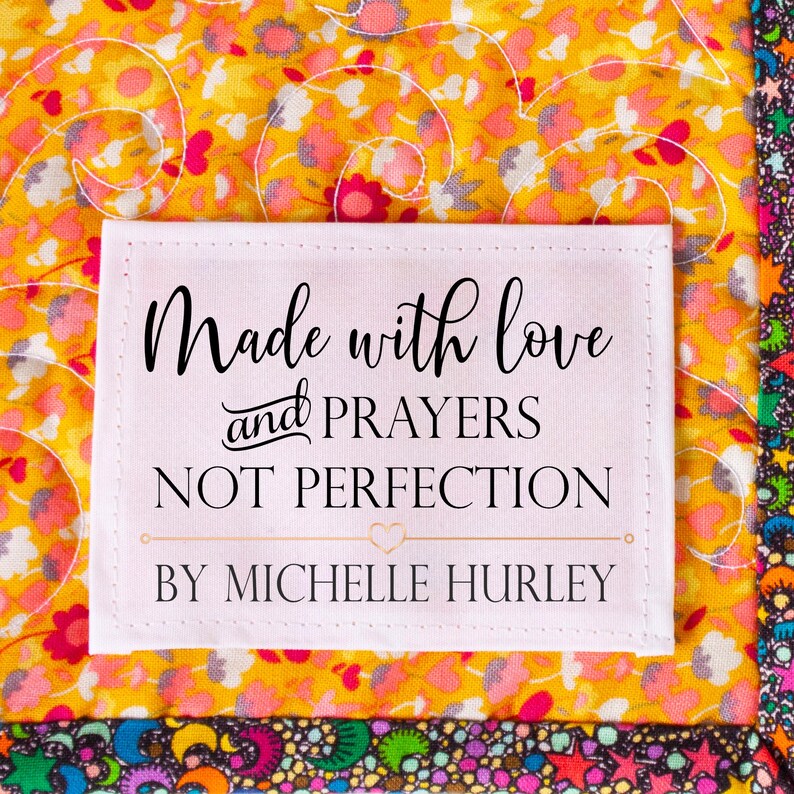 Assorted Inspirational Quilt Labels – Set of 6 • Bible Verses ...