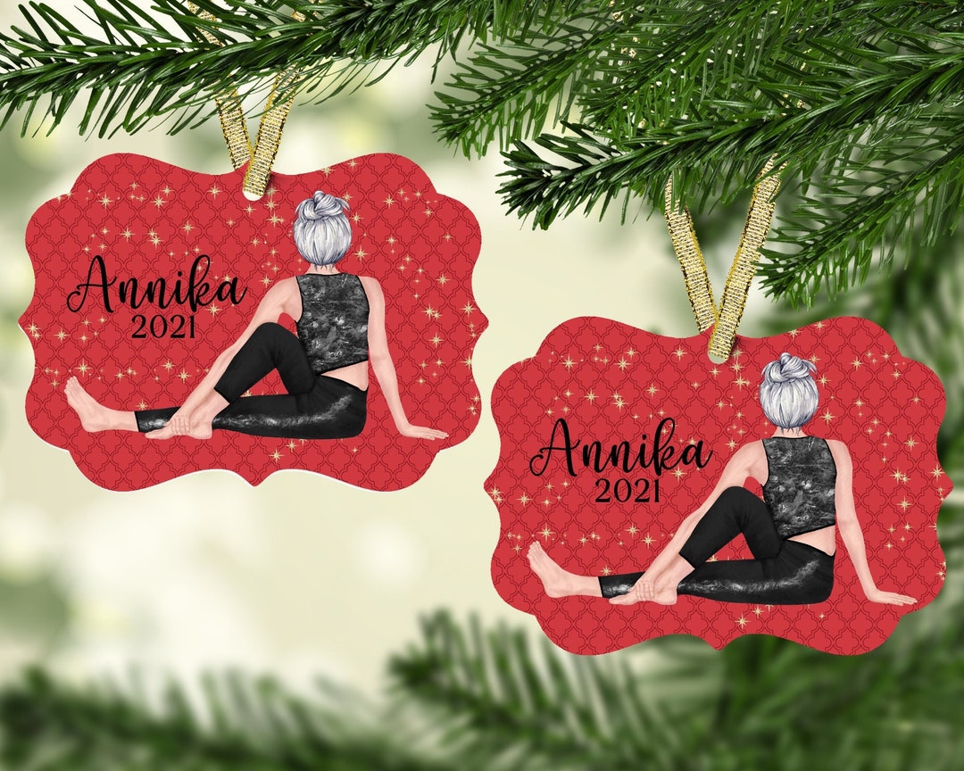 Yoga Ornament/workout Ornament/exercise Ornament/keepsake Ornament ...