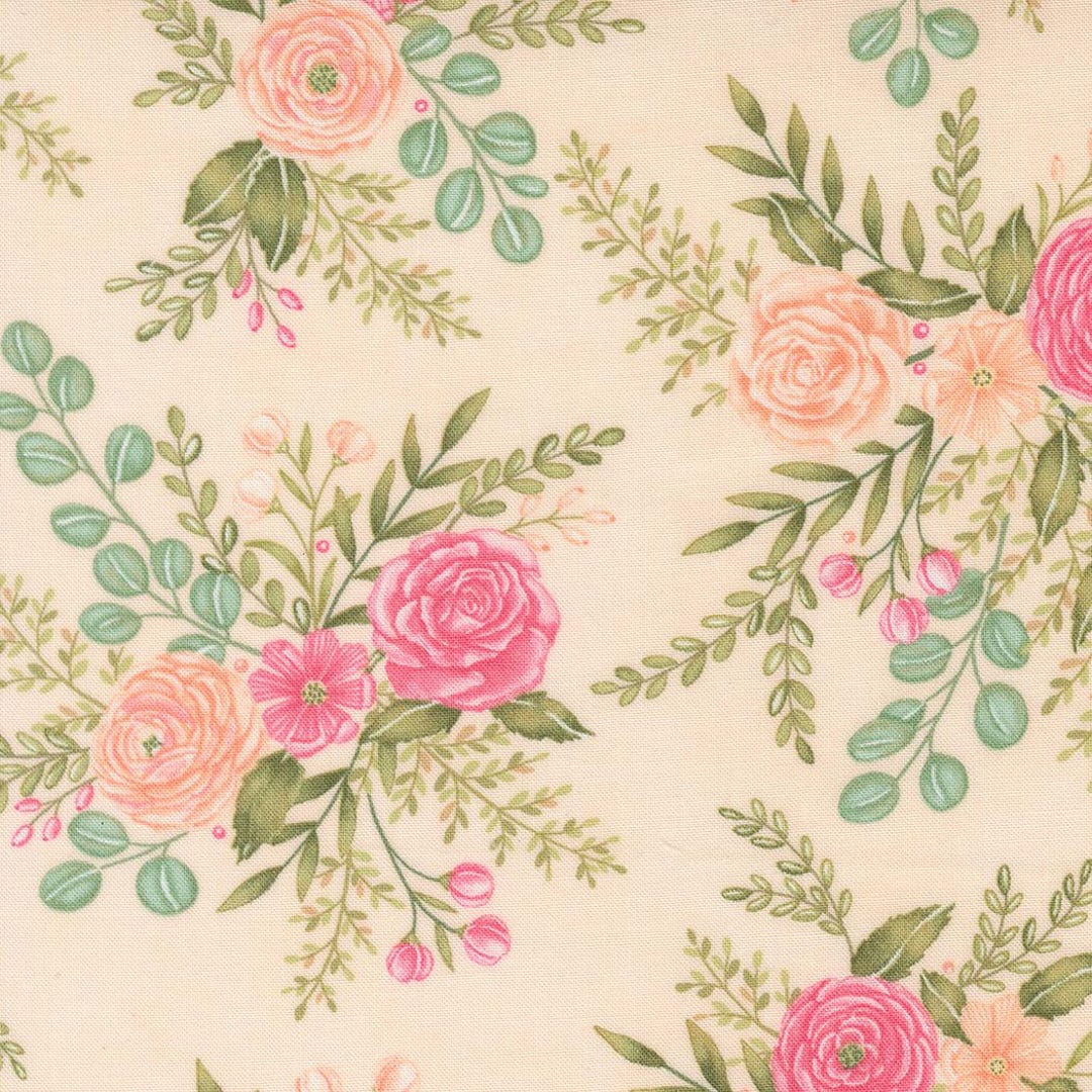 Kindness Quilt Fabric by Deb Strain for Moda Fabrics Peach 56150 12 ...