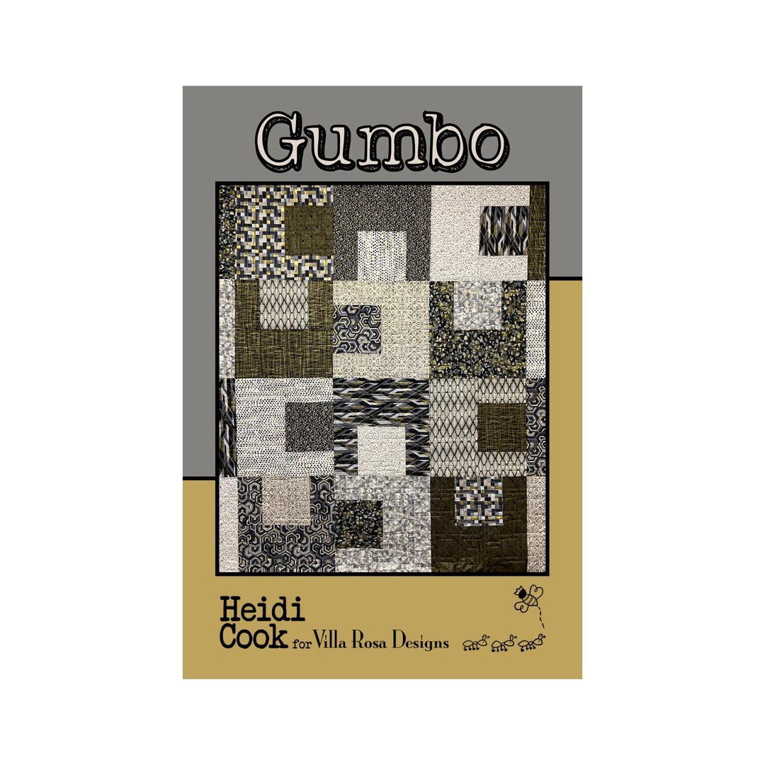 Gumbo Quilt Pattern by Heidi Cook. Great Beginner Pattern. Fat Quarter ...