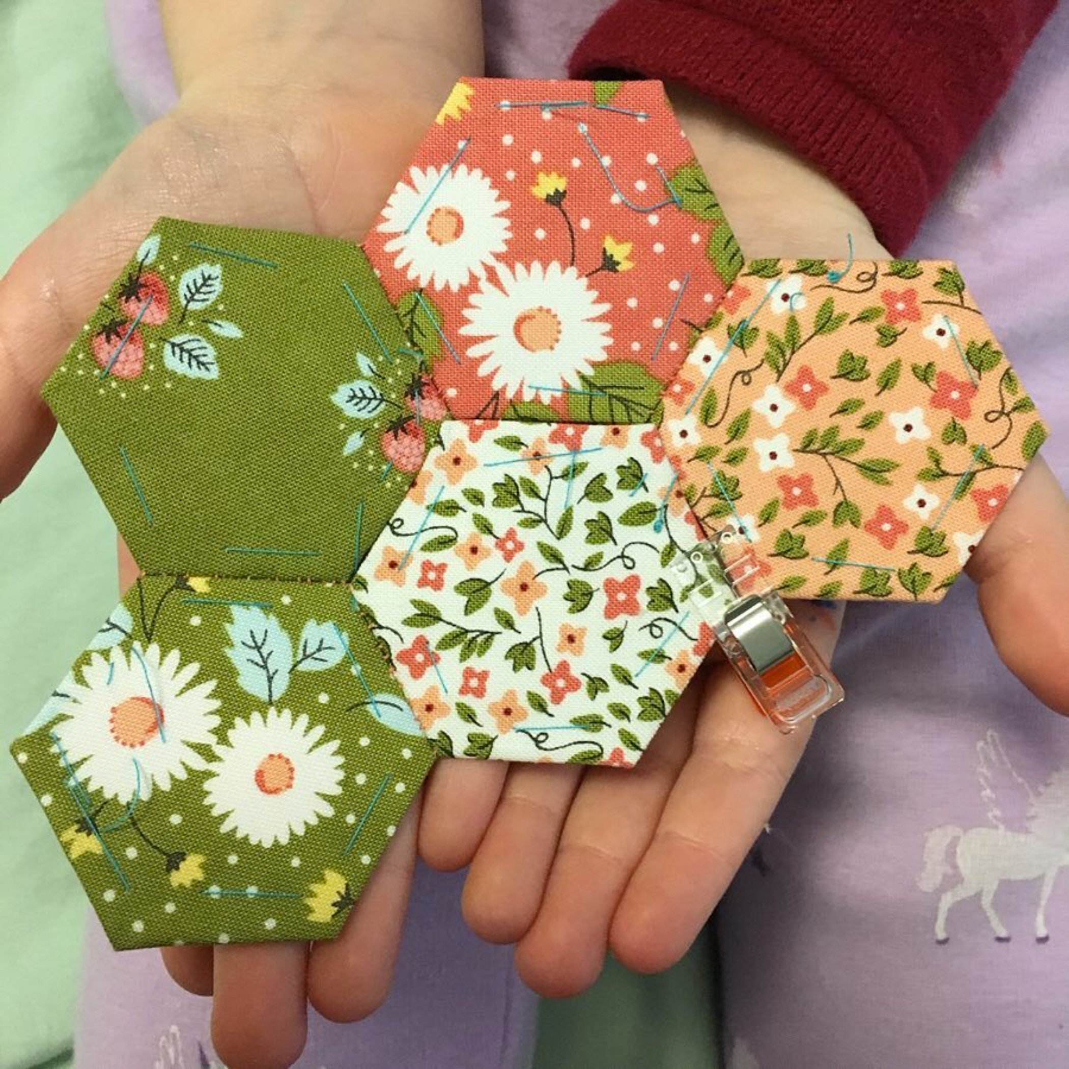 1" Hexagon Acrylic Template for English Paper Piecing/paper Pieces/epp ...