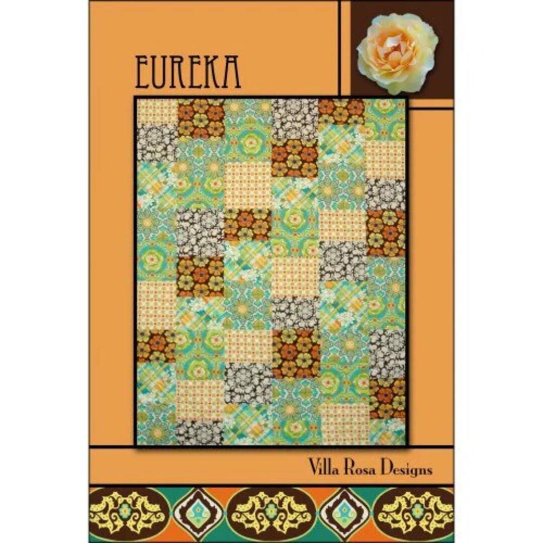 Eureka Quilt Pattern by Villa Rosa Designs. Fat Quarter Friendly ...