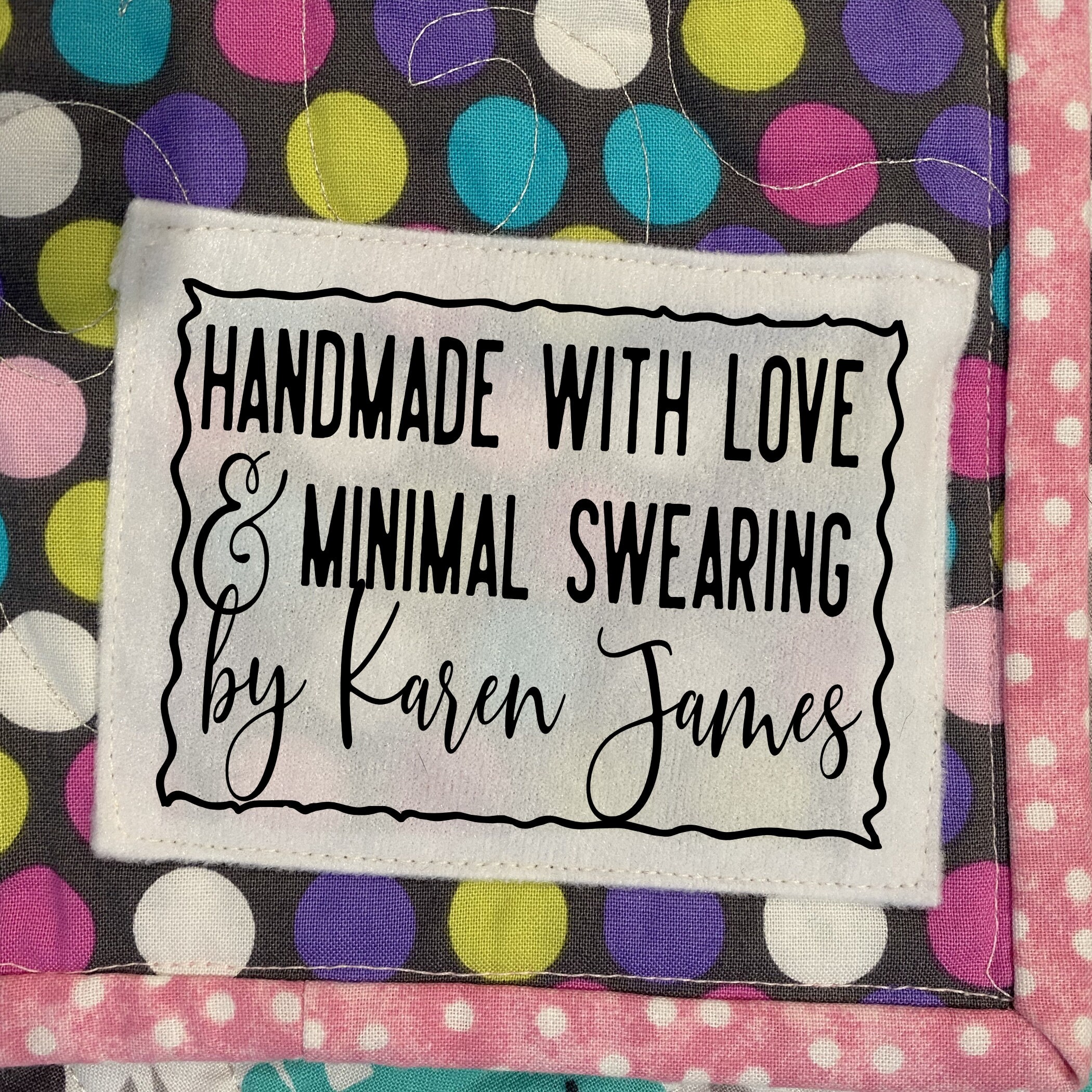 Funny Quilt Labels in Cotton or Polyester and Personalized - Etsy