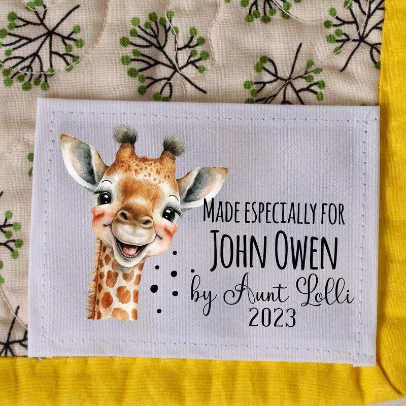 Personalized Quilt Labels - Etsy
