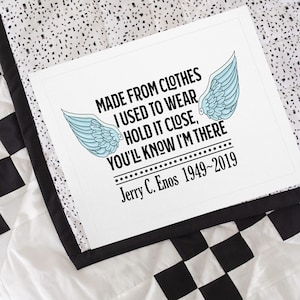 Memory Quilt Label is Available in Sew-on Form in Cotton or Polyester ...