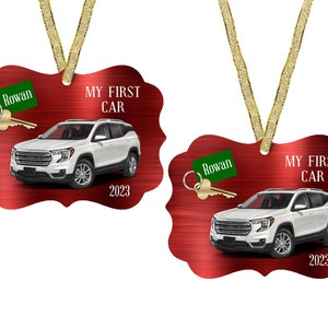 My First Car Personalized Christmas Ornament/car Ornament/christmas ...