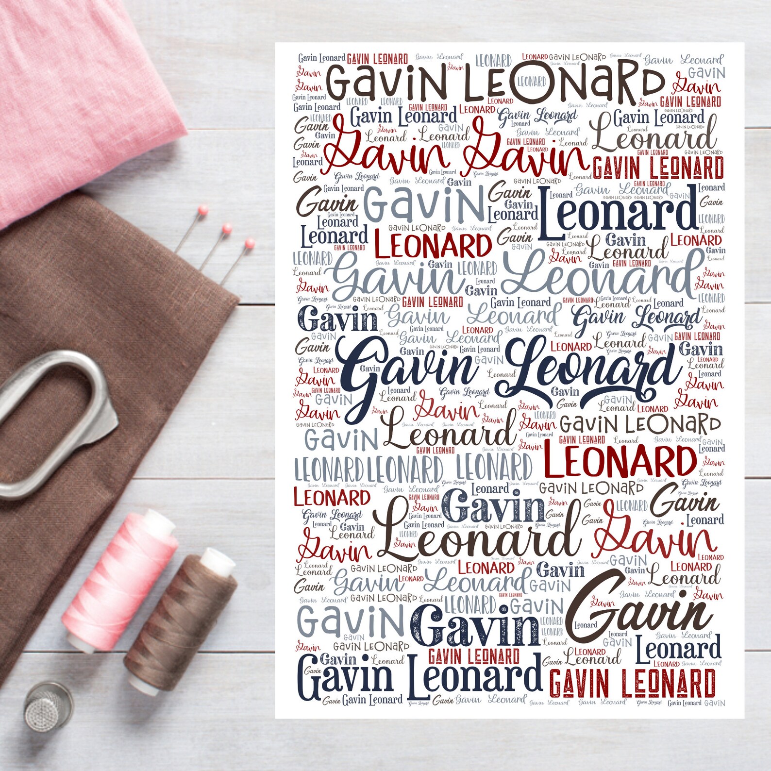 Personalized Fabric Panel/free Shipping/quilt Square/name | Etsy