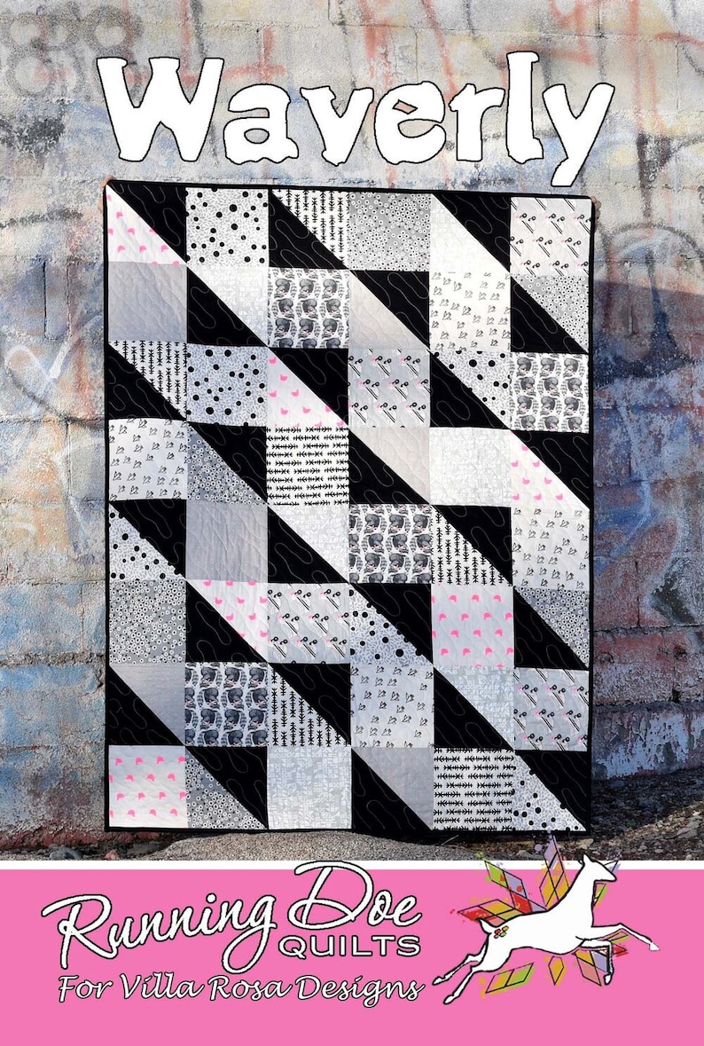 Waverly Quilt Pattern by Running Doe Quilts for Villa Rosa Designs. Fat ...