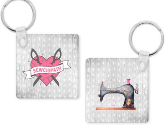 Key Wristlet: Sewing Machines Key Fob Key Chain Singer Sewing - Etsy