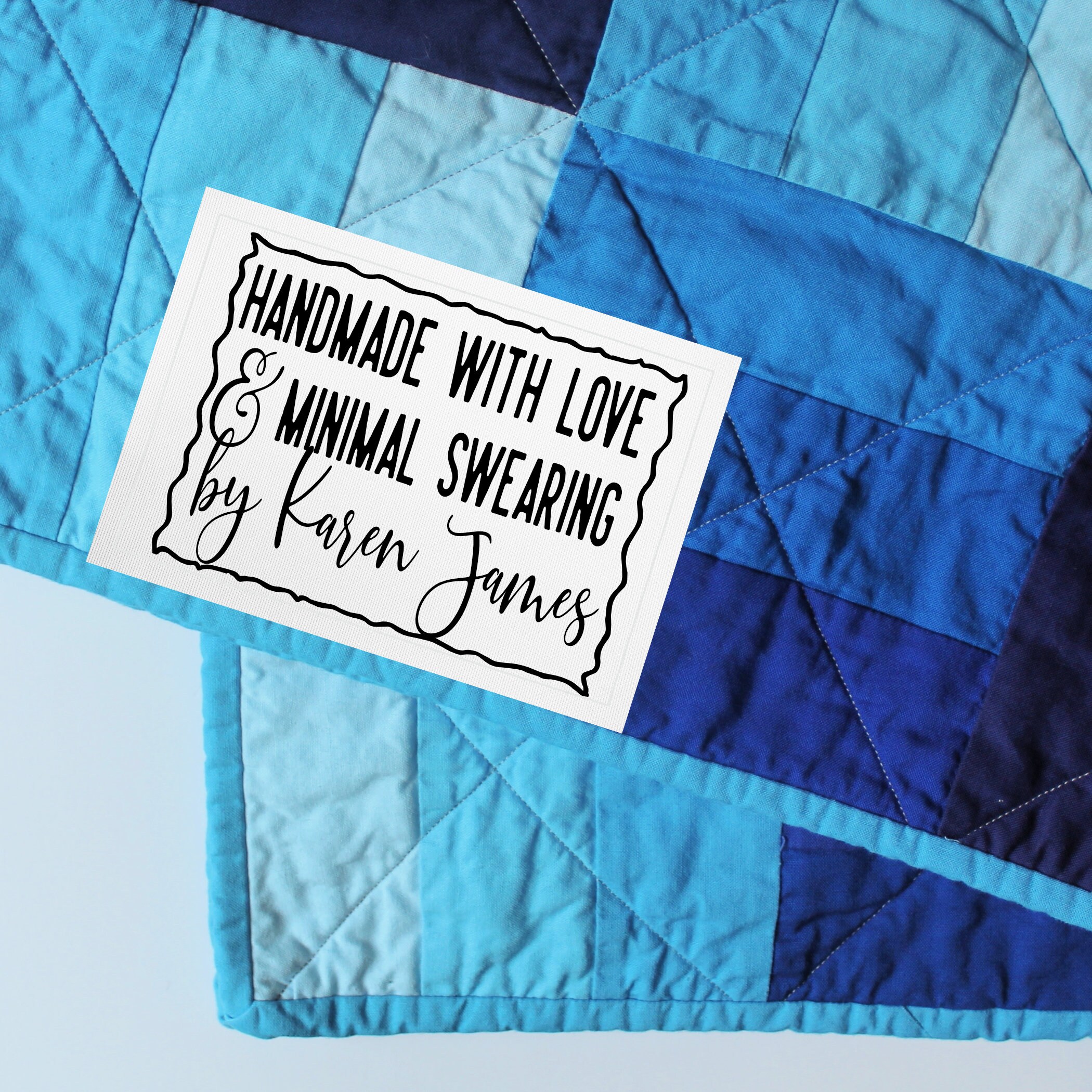 Funny Quilt Labels in Cotton or Polyester and Personalized - Etsy