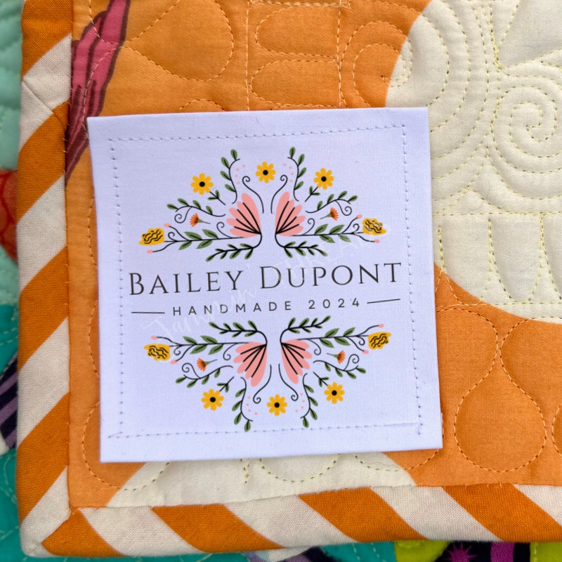 Embroidered Quilt Labels - Etsy
