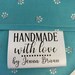 Cute Satin Labels/textile Labels/hang Tags/folded Tags/satin Tags ...