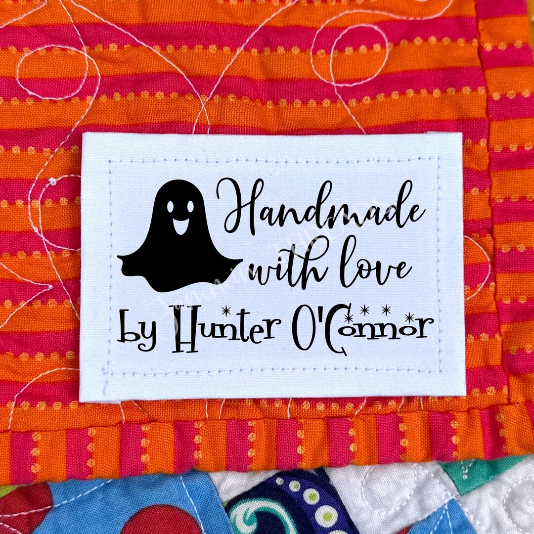 Cute Ghost Halloween Quilt Labels - Etsy