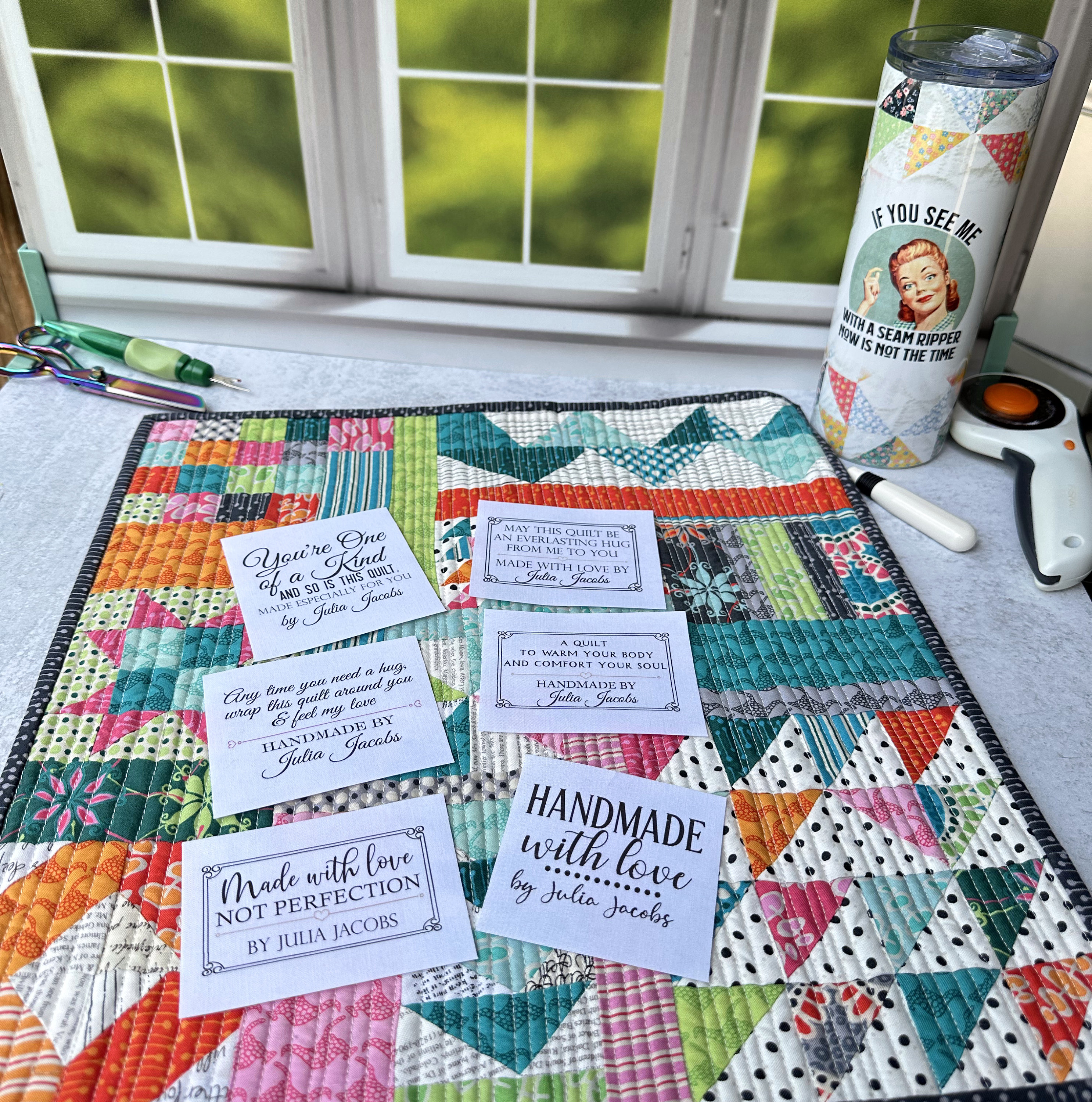 Personalized Quilt Label Assortment - Handmade Quilt Label Assortment ...