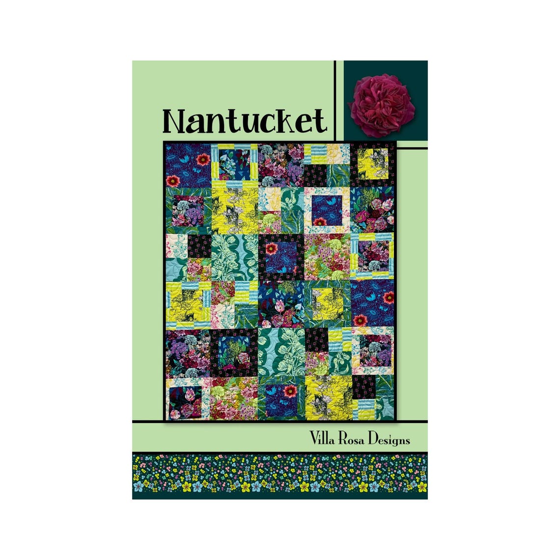 Nantucket Quilt Pattern by Villa Rosa Designs. Fat Quarter Friendly - Etsy