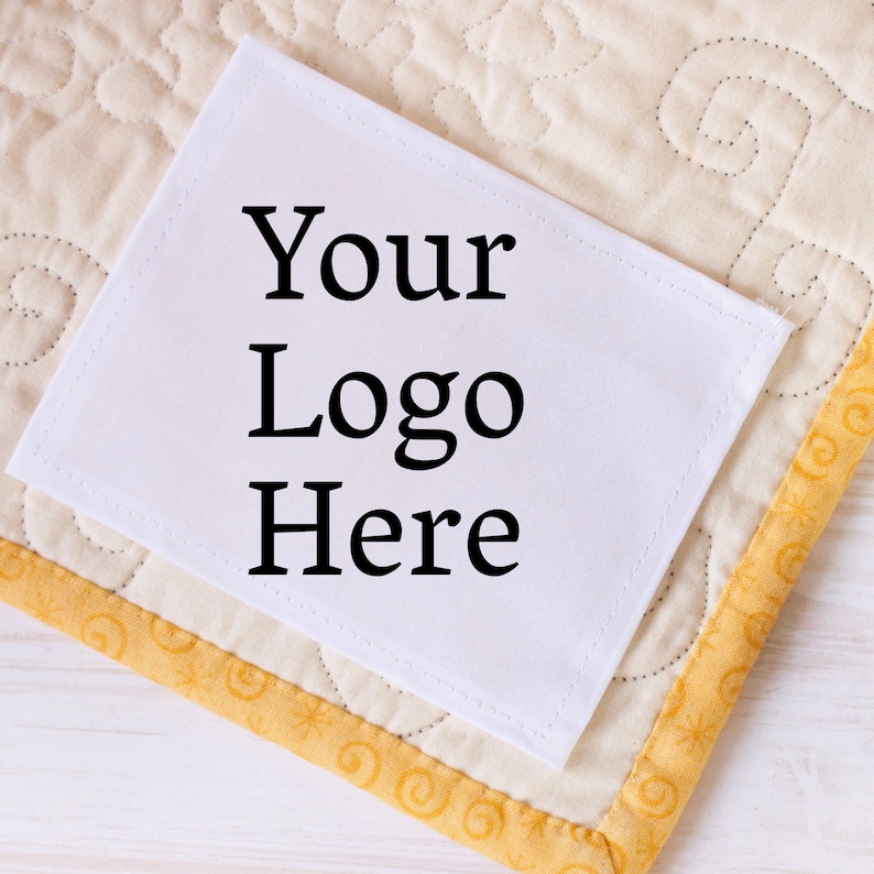 Logo Quilt Labels Printed With Your Logo on Your Choice of - Etsy