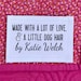 Graduation Quilt Label Available on Cotton or Polyester With Sew-on ...