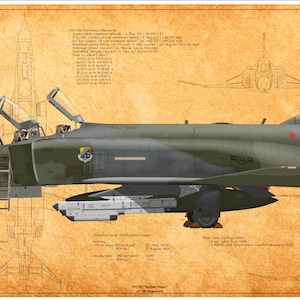 RF-4C Phantom II, 91st Tactical Reconnaissance Squadron "demon Chasers ...
