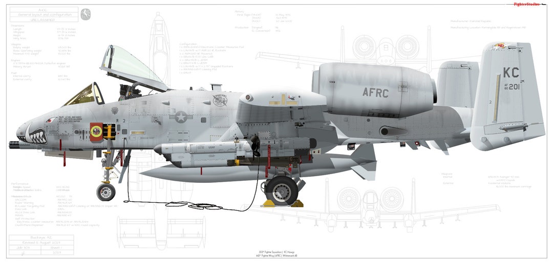 A-10C Thunderbolt II, 303 Fighter Squadron "kc Hawgs," 442 Operations ...