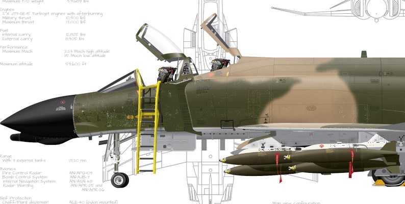 F-4D Phantom II 433rd Tactical Fighter Squadron "satan's Angels" 8th ...
